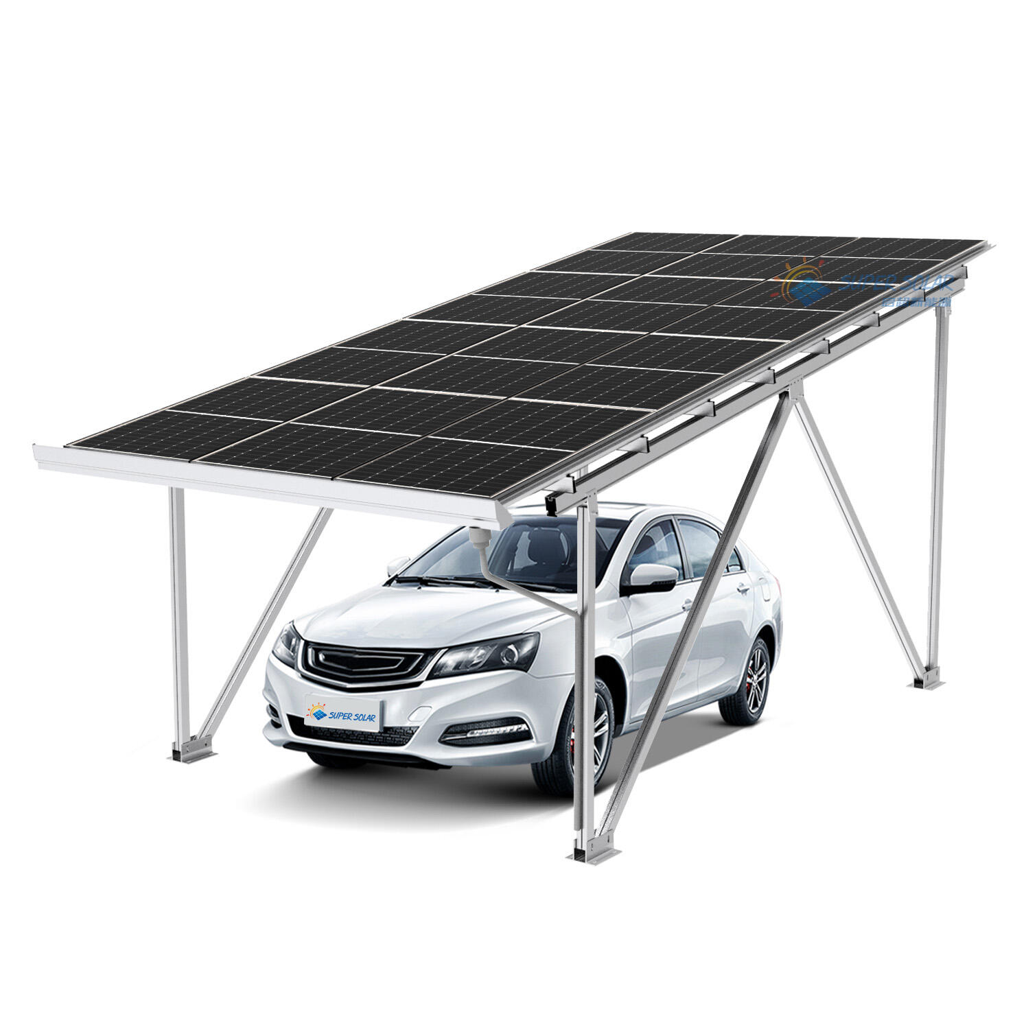 Super Solar - Residential Solar Carport Photovoltaic Systems for Clean Energy